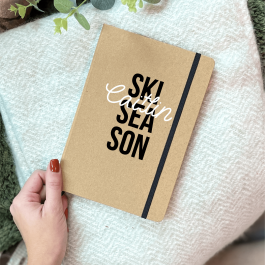 Personalised Ski Season Notebook Travel Journal